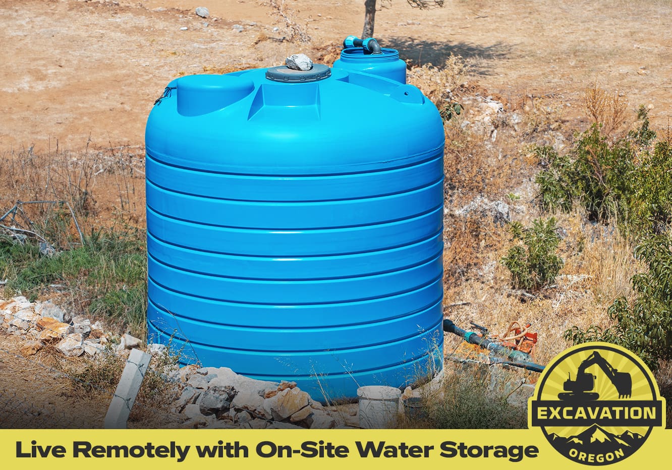 Live Remotely with On-Site Water Storage - Excavation Oregon